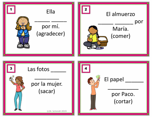 Spanish Passive Voice Bundle: TOP 4 resources at 35% / La Voz Pasiva ...