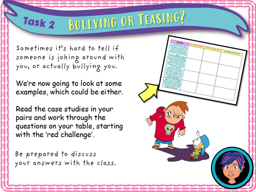Bullying or Teasing Primary PSHE | Teaching Resources