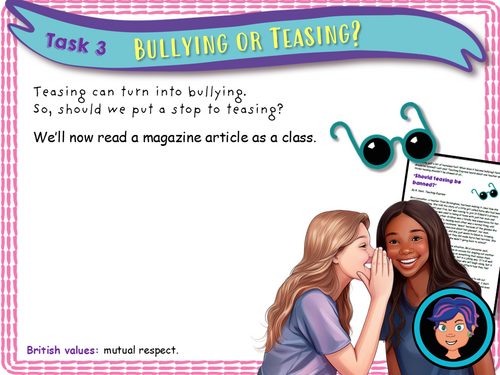 Bullying or Teasing Primary PSHE | Teaching Resources