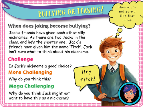 Bullying or Teasing Primary PSHE | Teaching Resources