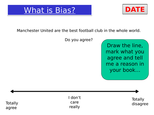 Lesson: Bias | Teaching Resources
