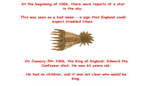 Lesson; Heirs to the throne, 1066 | Teaching Resources