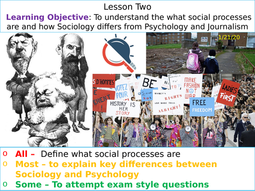 AQA GCSE Sociology - Introduction Theory and Concepts - All Lessons ...
