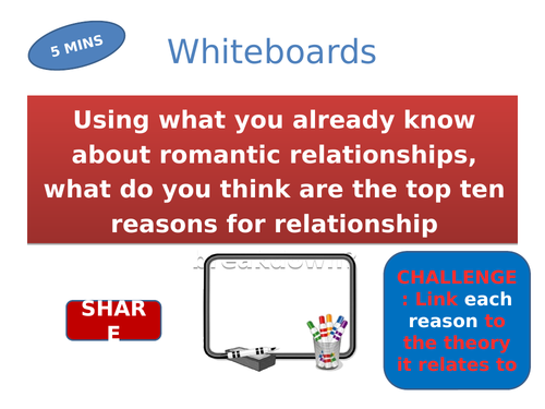 Relationships Lesson 8 - Theories of romantic relationship - Duck's ...