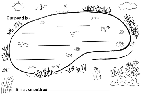 Pond Writing + Colouring | Teaching Resources