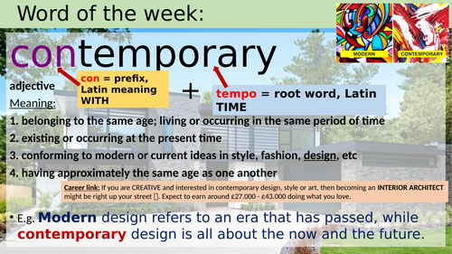 Literacy: Word of the Week | Teaching Resources