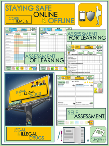 Legal and Illegal Drugs Assessment | Teaching Resources