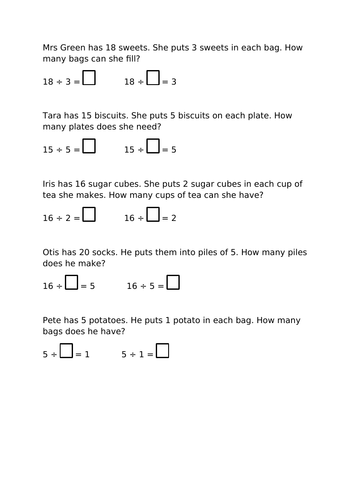 Year 2 make equal group grouping | Teaching Resources