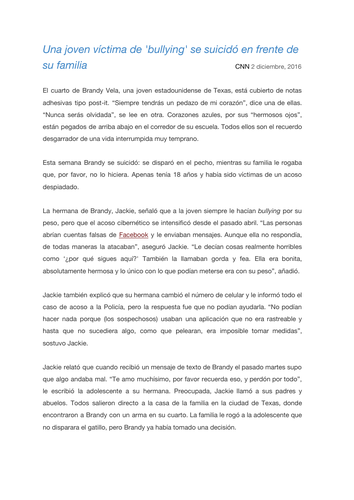 Spanish articles to use in class for Sixth Form (gender inequality ...