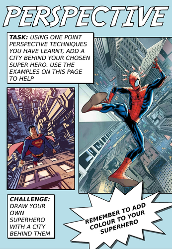 Perspective - Superhero task | Teaching Resources