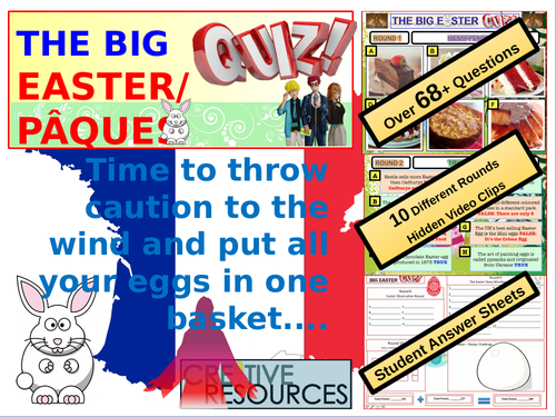 French MFL Easter Quiz 2024 | Teaching Resources