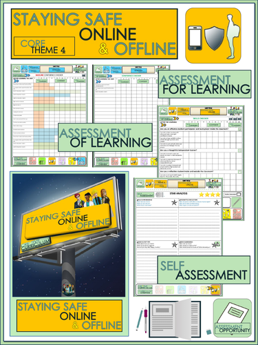 Staying Safe Online and Offline Assessment | Teaching Resources