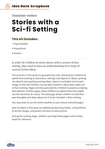 KS2 Story Writing Inspiration Pack: Science Fiction | Teaching Resources