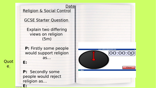 KS3 RS - Philosophy of Religion - Religion & Social Control | Teaching ...