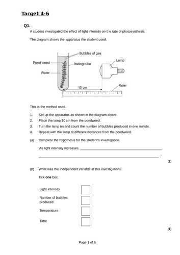 Complete Bioenergetics Topic | Teaching Resources