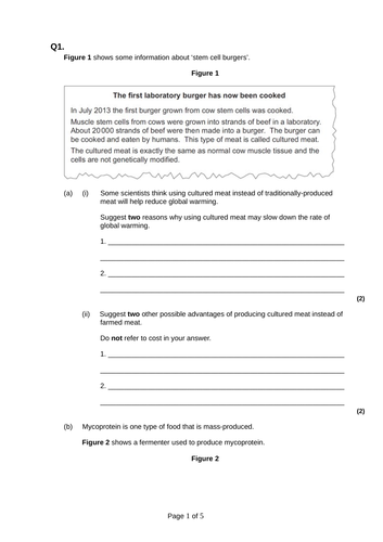 KS4 AQA GCSE Biology Biotechnology (Science) Lesson & Activities ...