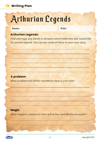 The Lady of the Lake - KS2 Reading Comprehension And Model Text: Myths ...