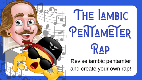 Iambic Pentameter Rap Full Lesson | Teaching Resources