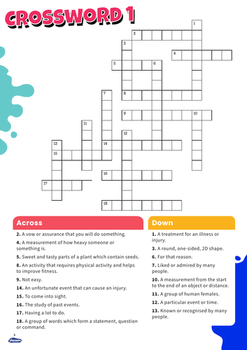 Year 3 and 4 Word List and Vocabulary Crosswords | Teaching Resources