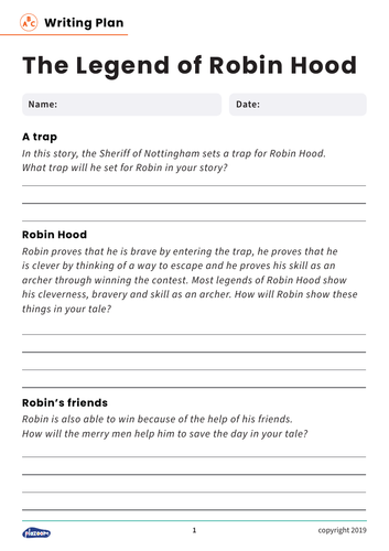 Robin Hood And The Golden Arrow - KS2 Reading Comprehension And Model ...