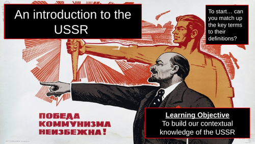 Edexcel IGCSE introduction to USSR - Dictatorship and Conflict in the ...