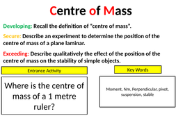 Centre of mass and stability | Teaching Resources