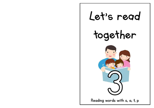 Pre-reader series: Let's Read Together - Book 3, Reading words with s ...