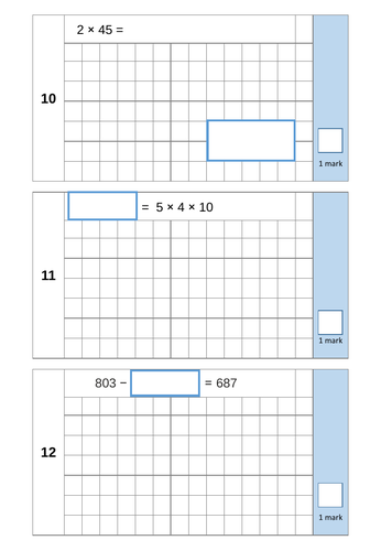 SATS Arithmetic Test | Teaching Resources