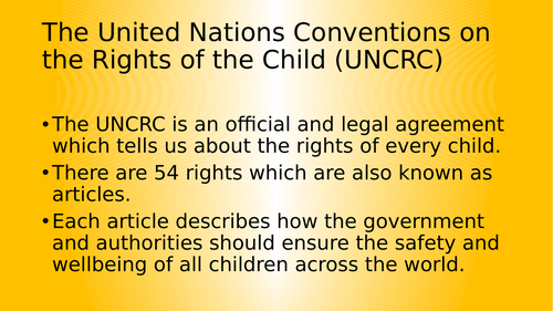 Article 28 - Right to Education - 2nd Level | Teaching Resources