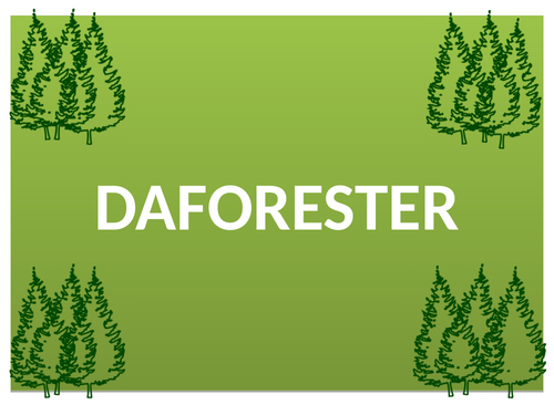 DAFORESTER Display Posters | Teaching Resources
