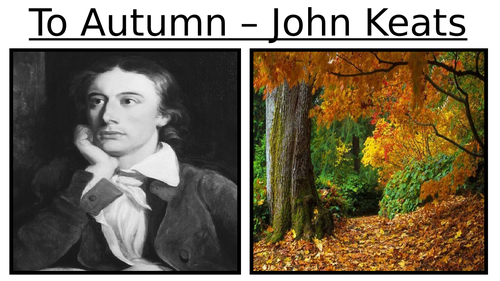 To Autumn GCSE PPT | Teaching Resources