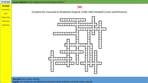 An English Renaissance under Elizabeth I | Teaching Resources