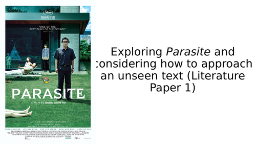 Parasite Film Analysis | Teaching Resources