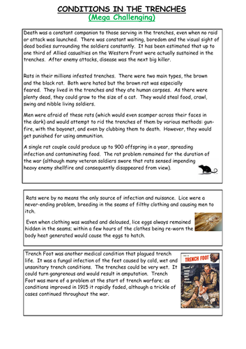 Life in the trenches | Teaching Resources