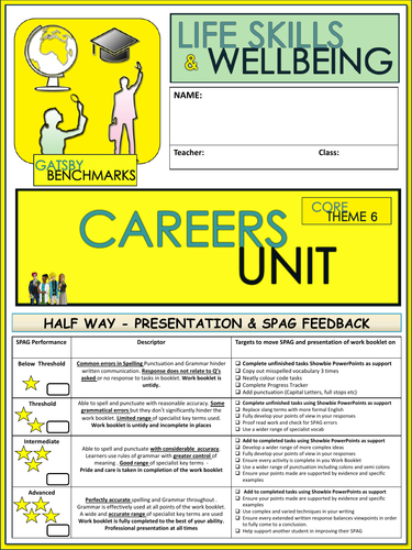 Careers Education Sample KS3 Work Book | Teaching Resources