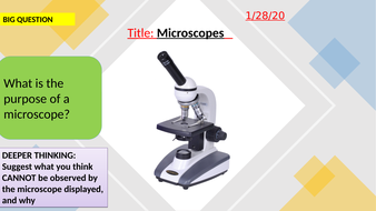 Microscopes-KS3 | Teaching Resources