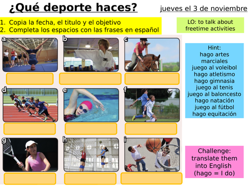 Year 7 Spanish - Viva 1 - Module 2 Mi Tiempo Libre | Teaching Resources
