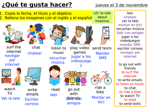 Year 7 Spanish - Viva 1 - Module 2 Mi Tiempo Libre | Teaching Resources