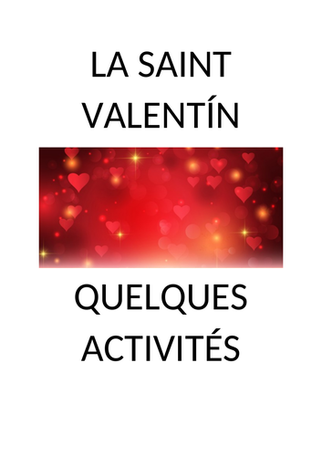JOYEUSE SAINT VALENTIN | Teaching Resources