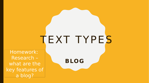 IB DP (Diploma) English B - Text Types - Blog | Teaching Resources