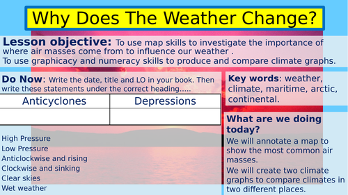 KS3 Weather & Climate Unit | Teaching Resources