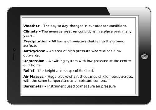 KS3 Weather & Climate Unit | Teaching Resources