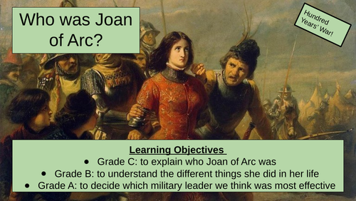 KS3 Joan of Arc lesson pack | Teaching Resources