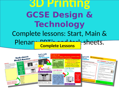 3D Printing | Teaching Resources