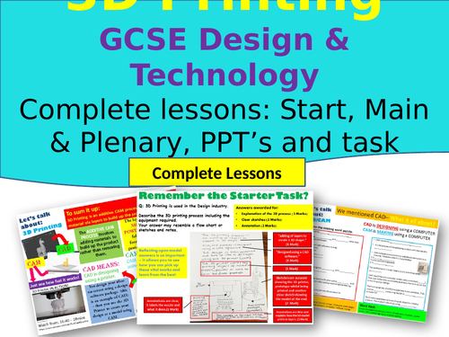 3D Printing | Teaching Resources