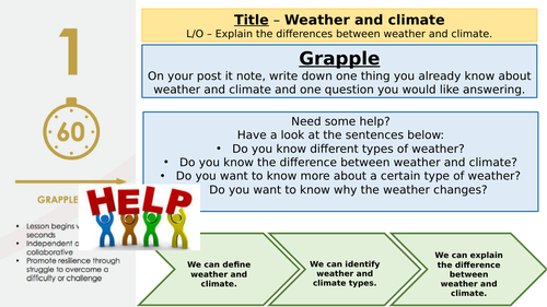 Weather and Climate KS3 - Introductory lessons x 2 | Teaching Resources