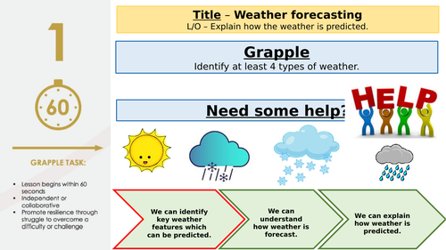 3 part lesson on weather forecasting - KS3 Geography | Teaching Resources