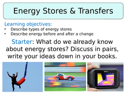 KS3 ~ Year 8 ~ Energy Stores & Transfers | Teaching Resources