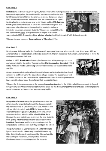 Impact of 1950s Civil Rights Movement | Teaching Resources