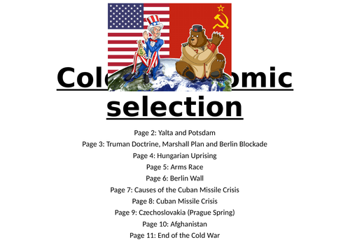Cold War Comic Strips | Teaching Resources
